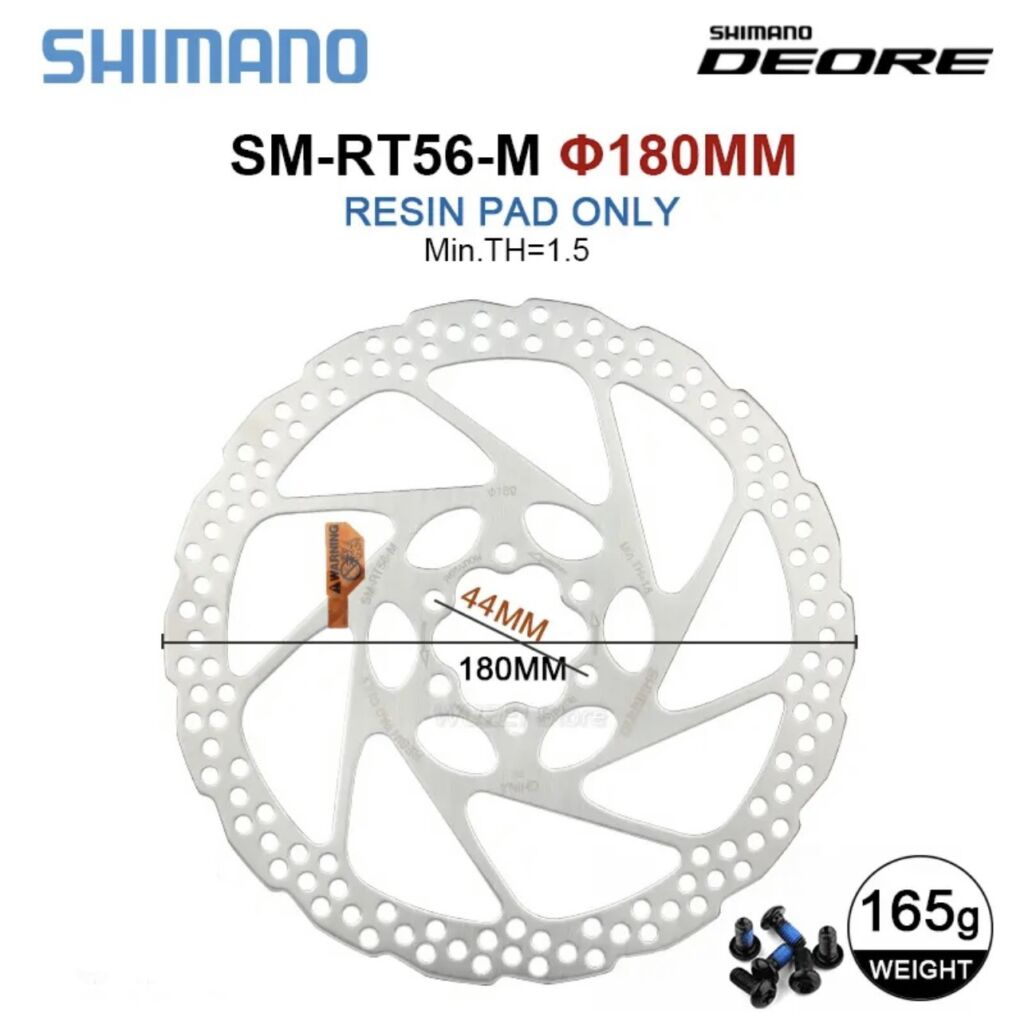 Đĩa Phanh Shimano RT56-180mm